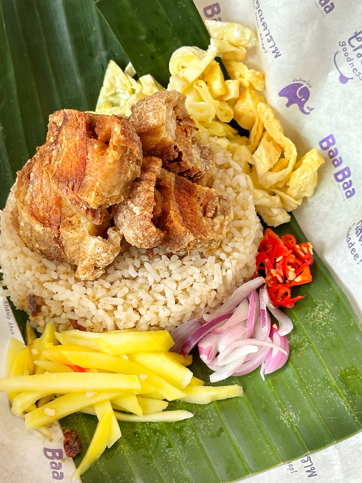 Going baa baa over Thai Bagoong Rice & Thai Milk Tea – Pigoutmanila